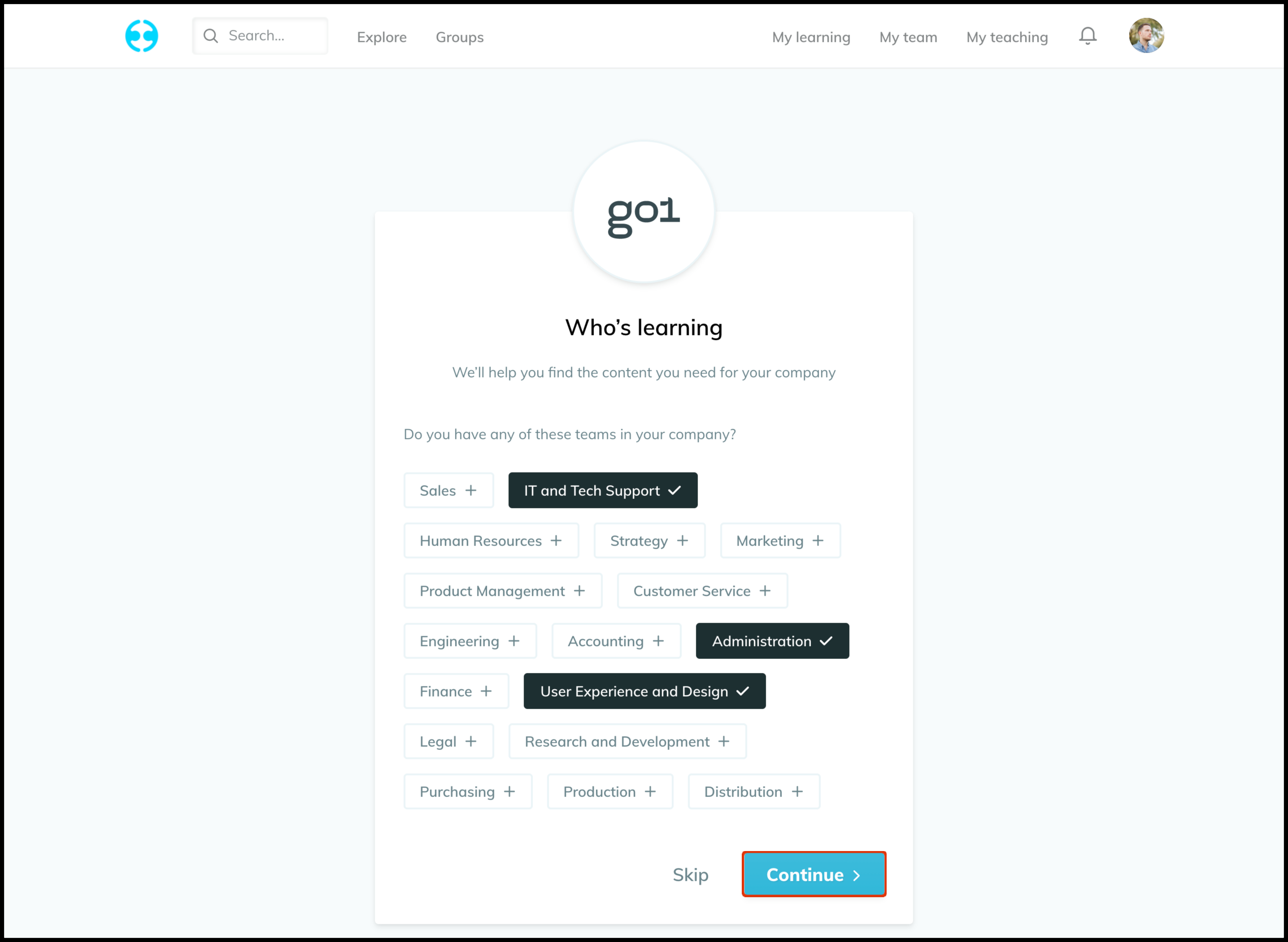 Learning Platform Update Your Platform Recommendations Employment 